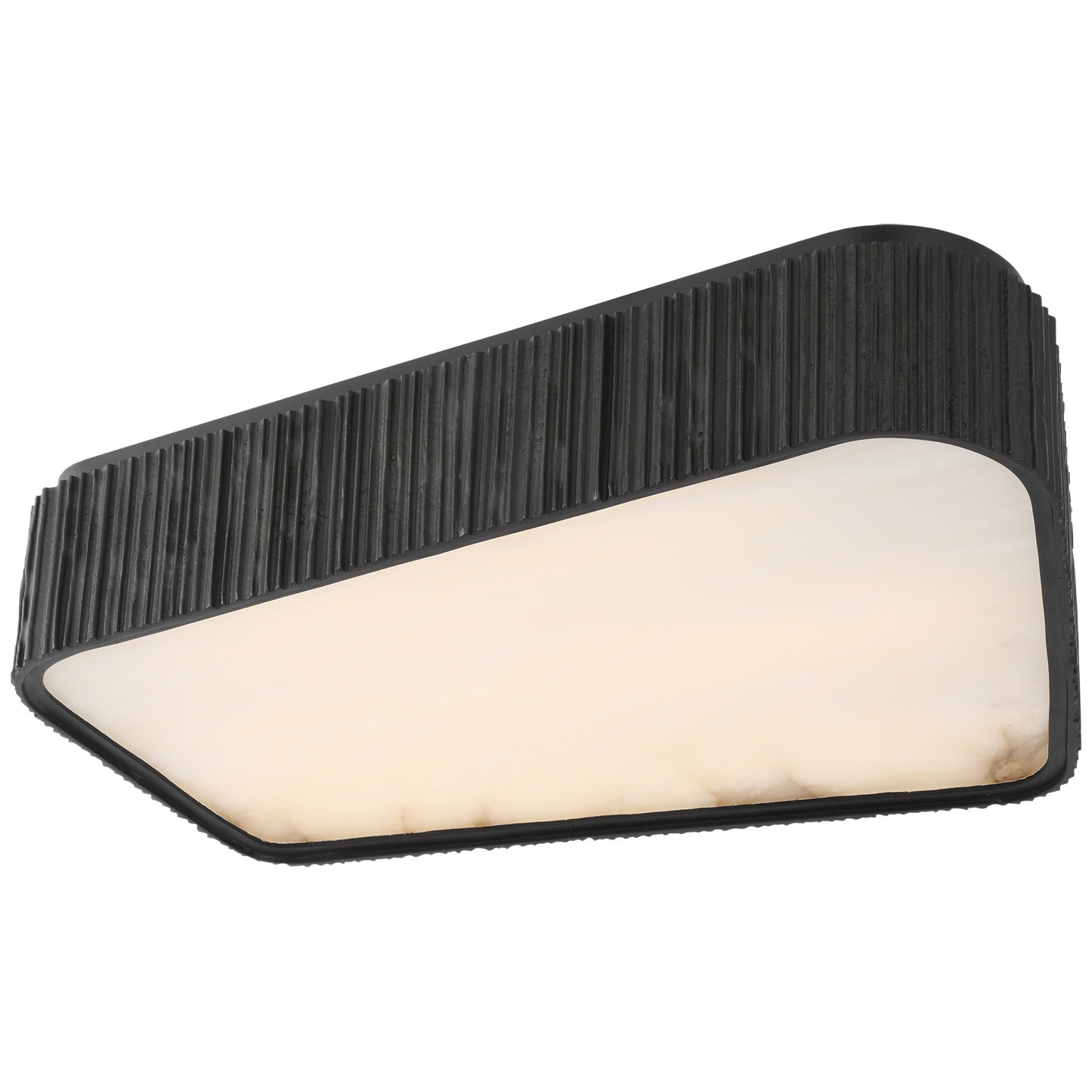 Visual Comfort Signature Anne-Marie Barton Fumar 21" Asymmetrical Flush Mount with Alabaster ...